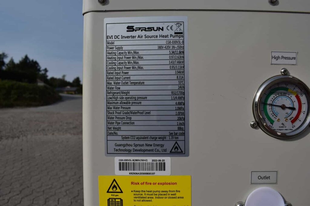 SPRSUN 12KW inverter R290 - J Maskiner